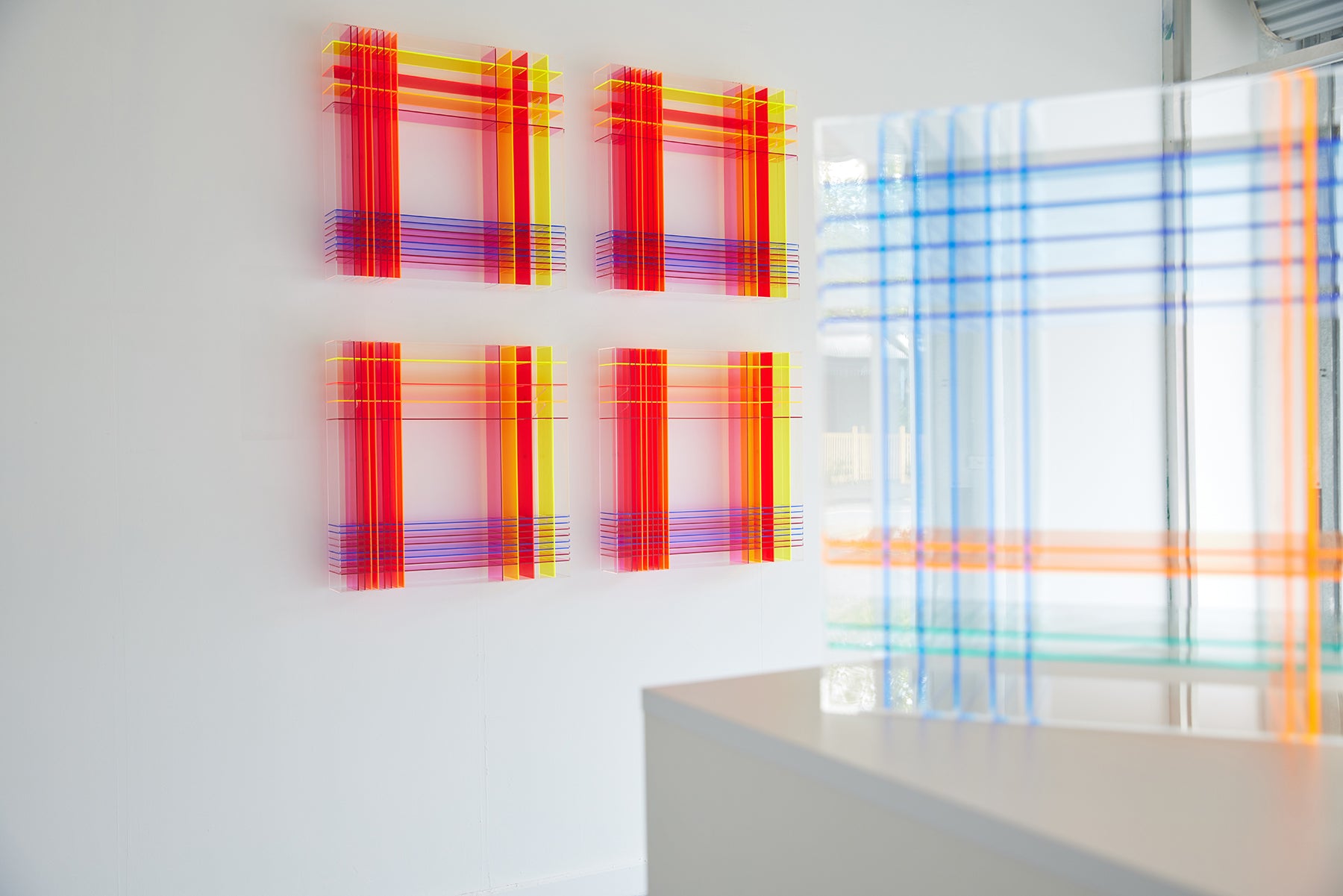 WARP + WEFT SERIES – Fluorescence by Lisa Gorman